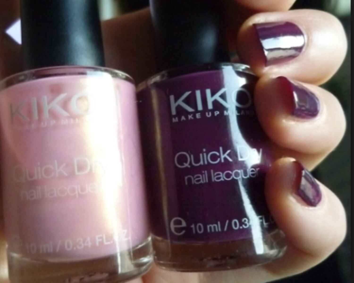 Avis Quick Dry Nail Lacquer - Kiko - Ongles
